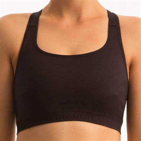 Triaction Seamfree Crop Top 10070560 Black Womens Bra Zodee Australia