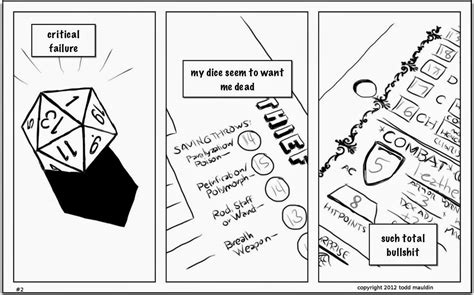 Dungeons Deep And Caverns Old Simple Critical Fumble Chart