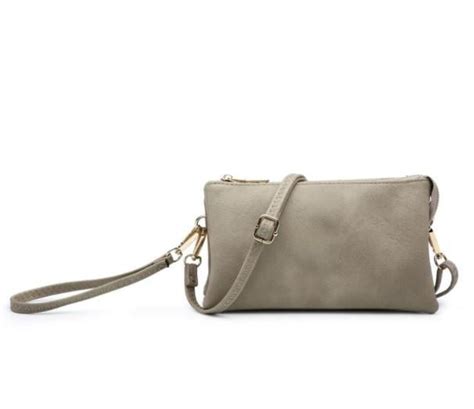 Riley Wristlet Crossbody Lt Khaki Darling State Of Mind