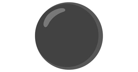 ⚫ Círculo Negro Emoji