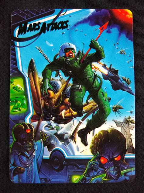 Mars Attacks Topps 1994 69 Mars Attacks 3 Cover Cyborg One