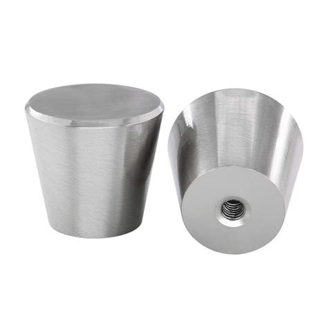 Homdiy 25 Pack Brushed Nickel Cabinet Knobs Silver Dresser Drawer Knobs