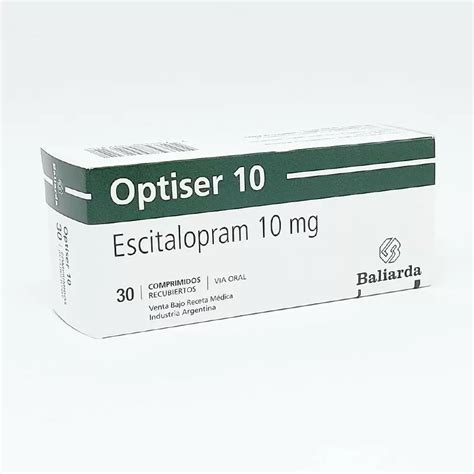 Optiser 10mg 30 Comprimido Distribuidor De Baliarda