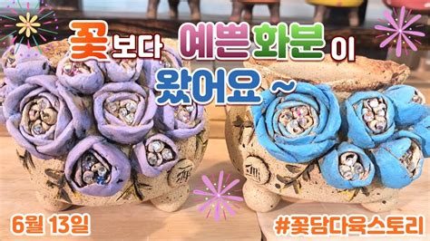 6월 13일 꽃보다 예쁜 화분이 왔어요 화분 꽃담다육스토리 예쁜화분 화분싸게파는곳 다육식물 多肉植物succulents 다육이 꽃담화분 Youtube
