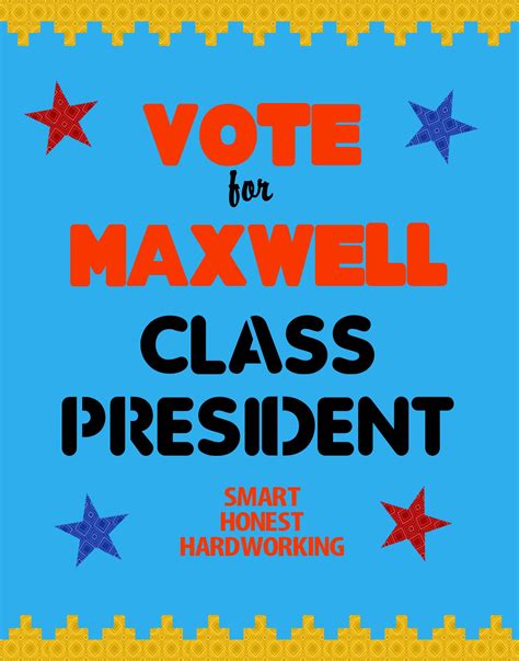 Class Election Poster Ideas At Rachel Stewart Blog