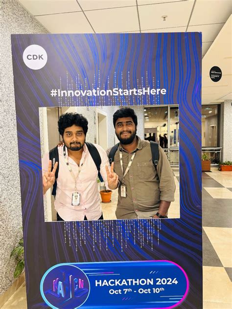 Sai Sandeep Adapa On Linkedin Hackathon Innovation Teamwork Continuouslearning Cdk