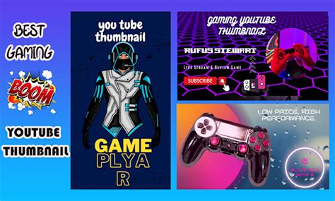 Do Professional Gaming Design Youtube Thumbnail By Milyas755 Fiverr