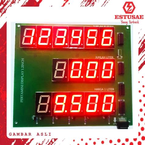 Jual Display Atau Layar Pom Mini Pertamini Merah Estusae Shopee Indonesia