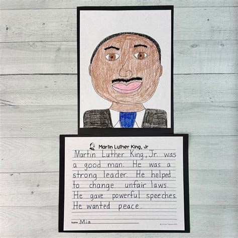 How To Draw Martin Luther King Jr Easy Step By Step