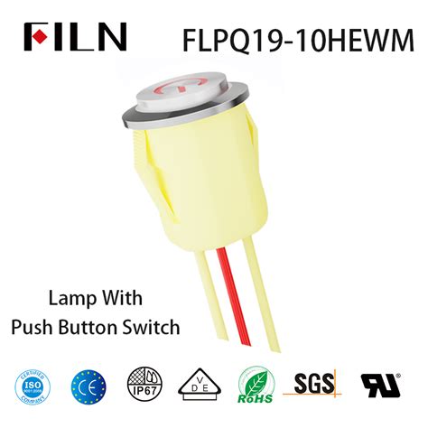Great Lamp Push Button Switch Filn 19mm Lamp Push Button Switch Waterproof Lamp Switch