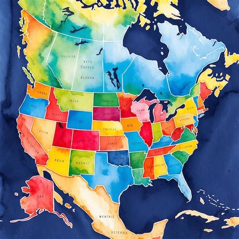 Modern Map Of Usa With Interactive Features Premium Ai Generated Image