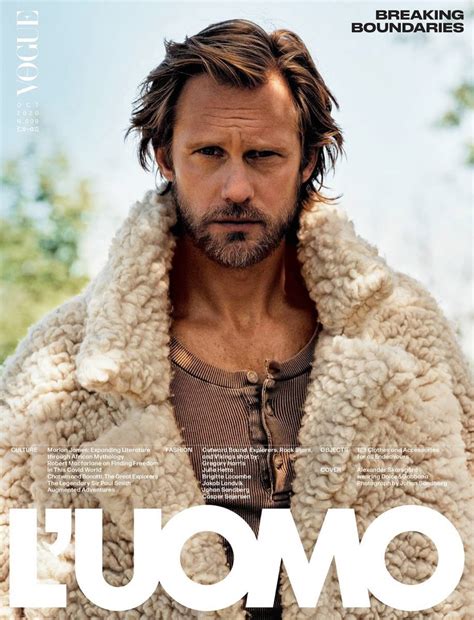 Alexander Skarsgård 2020 Luomo Vogue Cover Photo Shoot