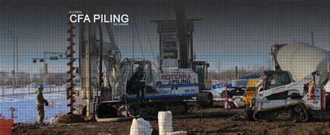Cfa Piling Roterra Piling Piling Solutions Canada