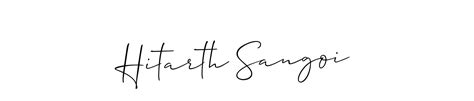 74 Hitarth Sangoi Name Signature Style Ideas Free Esign