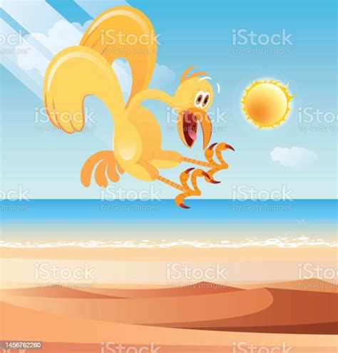 Cute Bird Attacking Stock Illustration Download Image Now Animal