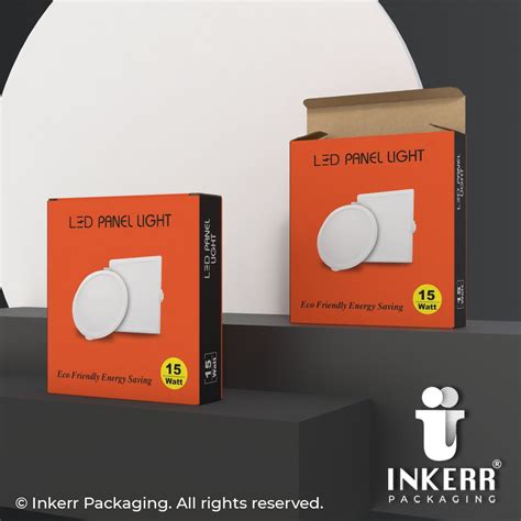 Led Panel Light Packaging Box Inkerr Packaging