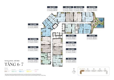 Mặt Bằng Noble Crystal Long Biên