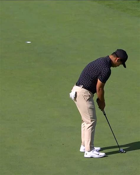 Tom Kim Makes A Putt But Scottie Responds And Lets Him Know About It Fogolf Follow Golf