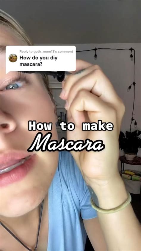 Diy Mascara Easy Natural Homemade Makeup Diy Makeup Recipes How