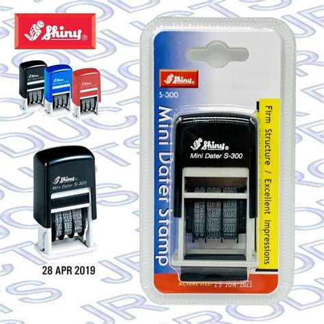 Shiny 台灣 Shiny® S 300 迷你日期印章 3mm《香港行貨》