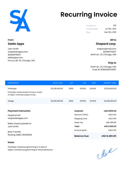 10 Contoh Invoice dp dan Pelunasan Beserta yang Lainnya