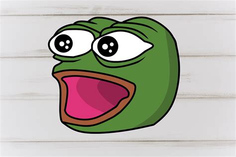 Pepe Frog Meme Png Svg File For Printing Poggers Happy Pepe Memes