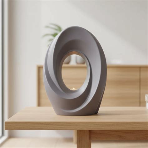 The Passage Adult Cremation Urn For Ashes In Matte Grey Etsy