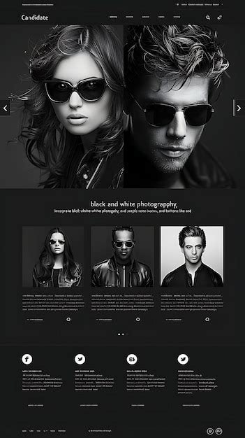 Minimalist Layout Web With Grid System Effect Clean Website America Polictic Concept Idea Figma