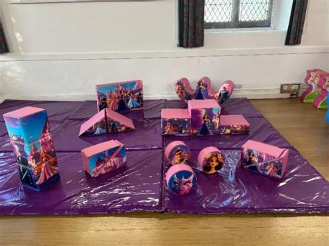 Princess 18pc Soft Shapes Lets Bounce Devon Bouncy Castle Hire