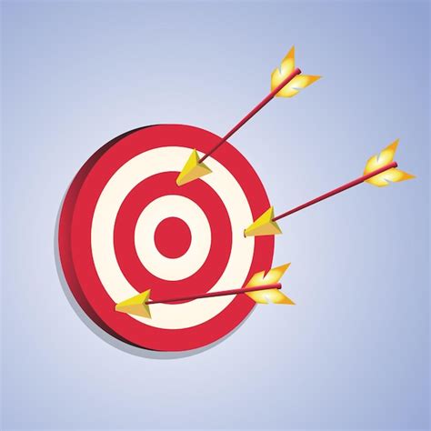 Premium Vector Arrow Logo Missing Target Target