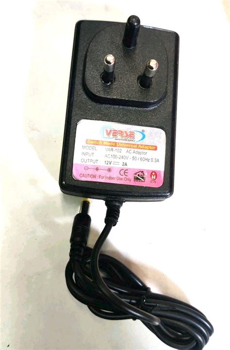 3 V 1 A 12 Volt Power Adapter For Electronic Instruments At ₹ 90piece