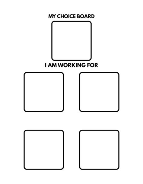 Reinforcement Choice Board By Help On The Spectrum Special Ed Resources