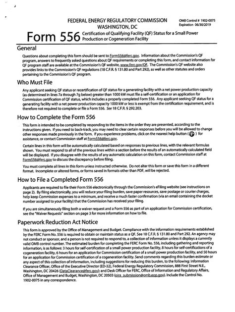 Fillable Online Ferc Documents And Filing Forms Fax Email Print Pdffiller