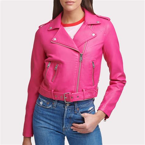 10 Chic Pink Leather Jacket Outfit Ideas For Women Jackets Kingdom