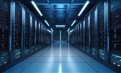 Big Data Center Technology With Servers For The Digitization Of