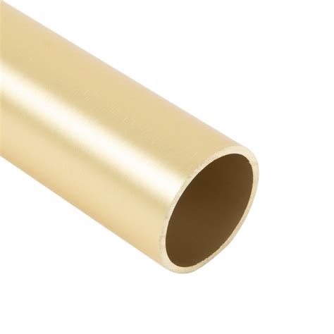 1 516 Matte Brass Round Closet Rod Custom Lengths To 95 The