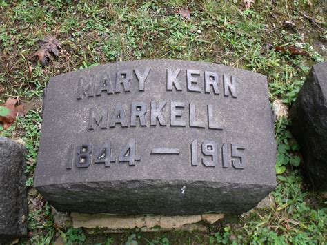 Mary Armstrong Kern Markell 1844 1915 Find A Grave Memorial
