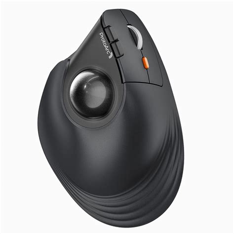 Protoarc Vertical Wireless Trackball Mouse Em05 Bluetooth Ergonomic