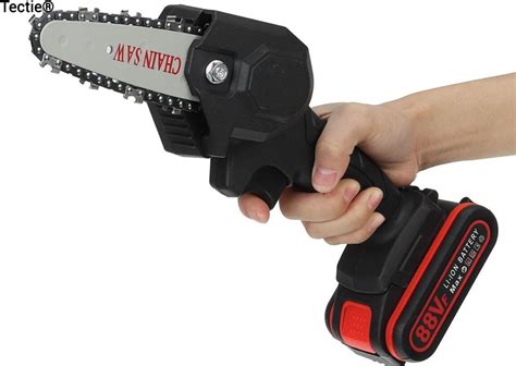 Tectie® Draadloze Zaag Elektrische Zaag Mini Zaag 88v Kettingzaag Complete Bol