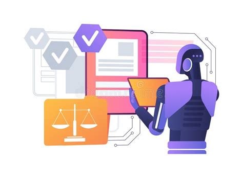 Ai Streamlined Due Diligence Abstract Concept Vector Illustration Stock Illustration