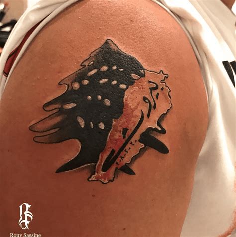 Lebanese Cedar Tree Tattoo