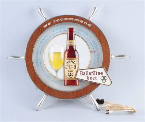 Lot Detail Ballantine Beer Barometer