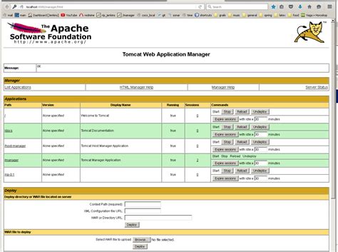 Deploying A Grails War File To A Tomcat Server Stack Overflow