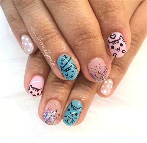 My Pusheen Nails Thank You Thenailgenie Nails Pusheen Beauty