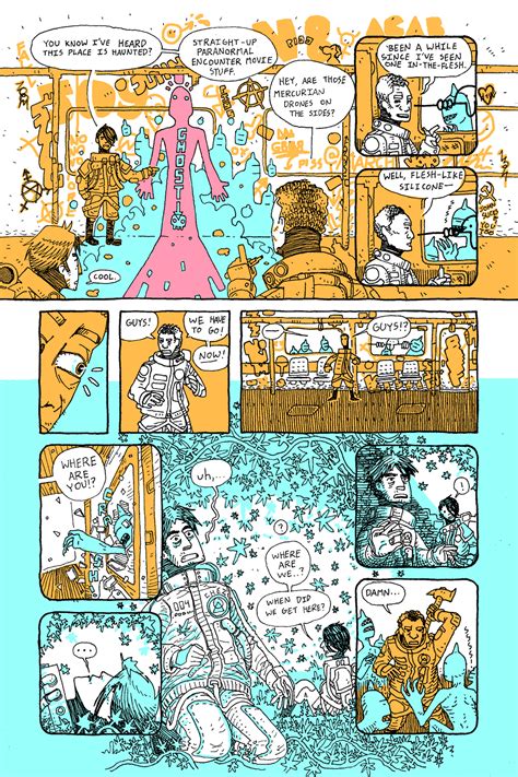 This Is A Moebius Inspired Comic I Made For The Comics Anthology Xomik Bük R Moebius