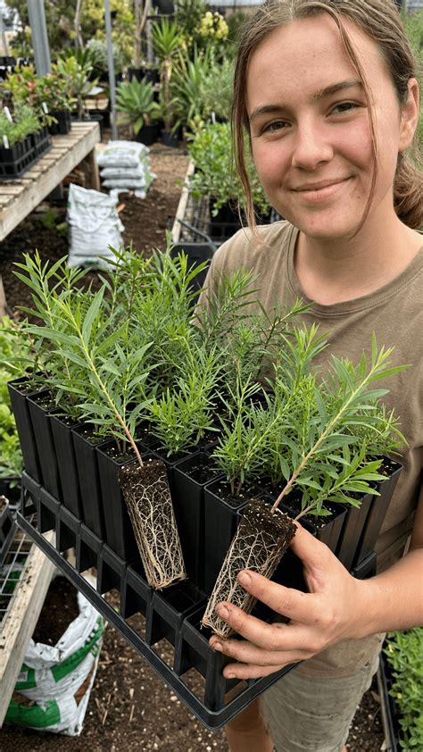 40 Cell Forestry Tube Tray With Pots Australia Harwoods Garden Supplies