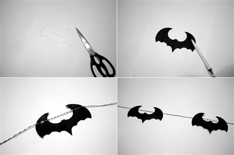 할로윈 파티 할로윈 박쥐 가랜드 만들기 도안 첨부 네이버 블로그