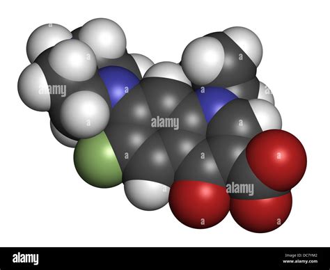 Ciprofloxacin Antibiotic Drug Fluoroquinolone Class Chemical