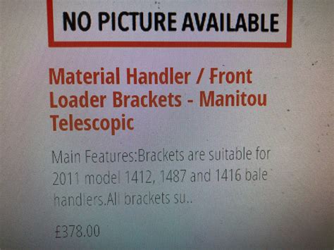 Material Handler Front Loader Brackets For Ritchie Bale Handlers — Huber Ag Equipment Ltd