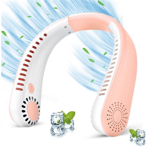 Neck Fanportable Hands Free Bladeless Fan4000mah Battery Operated